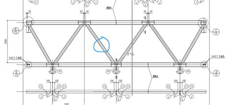 老师请问图中红色的上弦杆，黄色的是腹杆和斜腹杆对吗，那桁架的横梁是哪一个 服务新干线答疑解惑