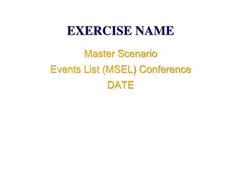 PPT EXERCISE NAME PowerPoint Presentation Free Download ID