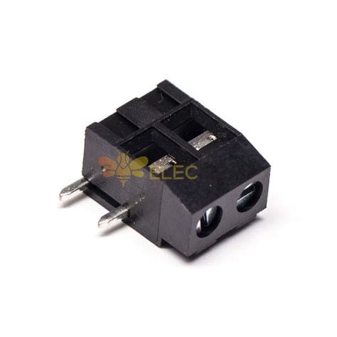 Pin Universal Screw Terminal Block Pcb Right Angled Black Cable Connector