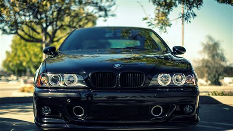 Wallpaper Bmw M5 E39 Black Car Front View 1920x1200 Hd Picture Image