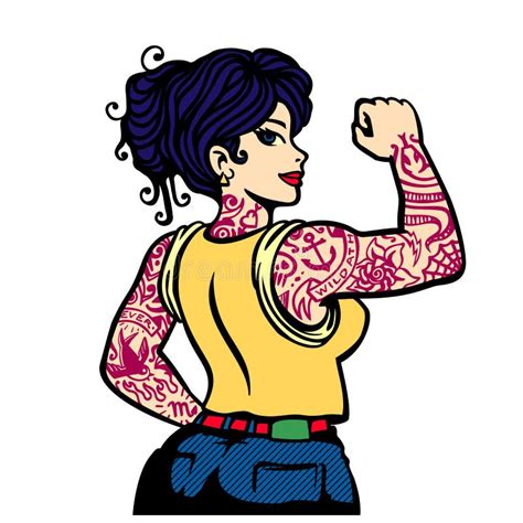 Tattooed Stock Illustrations 1314 Tattooed Stock Illustrations