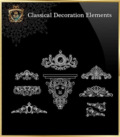 Free Classical Decoration Blocks V 6 Cad Design Free Cad Blocks