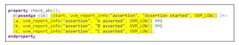 Printing Uvm Info Inside Propertiesassertions Career In Asic Design