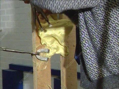 Bulletproof Material Testing Colchester Barracks Uk 1991 Stock Video Clip K0123091