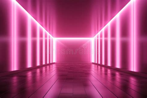 Abstract Lines Background Neon Colorful Lines Generative Ai Stock Illustration