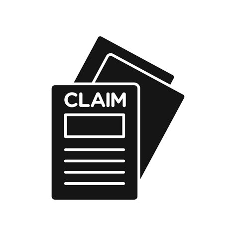Claims Icon Symbol On White Background 49359989 Vector Art At Vecteezy