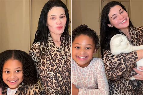 Kylie Jenner And Daughter Stormi 8 Show Off Their Nighttime Routine