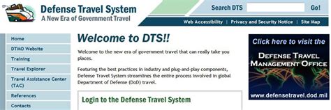 Defense Travel System Dts Rallypointdefense Travel System Dts
