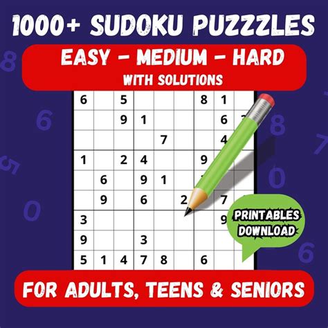 Sudoku Solved Puzzle Etsy