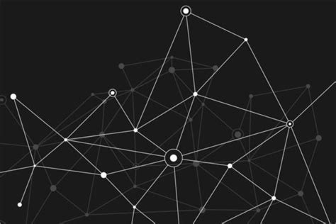 Line And Dot Connection On Black Background Plexus Pattern Illustrate Global Structure With