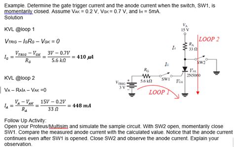 solved example determine the gate trigger current and the