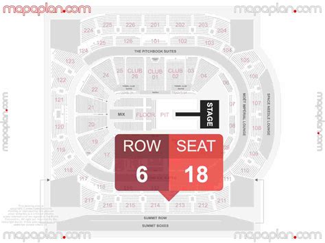 Seattle Climate Pledge Arena Detailed Interactive Seating Chart With