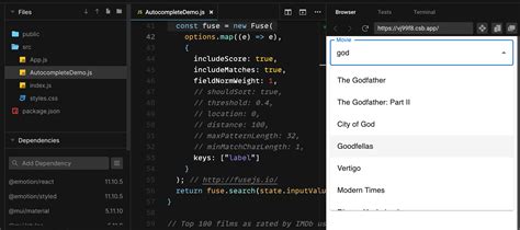 Autocomplete The First Option Is Not Highlighted For Autohighlight
