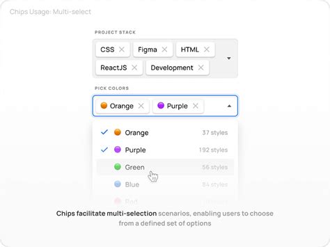 Figma React Design System Ui Kit Chips Design Components By Roman