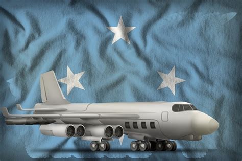 미크로네시아 상태 플래그 배경에 폭격기 3d 일러스트레이션 군용 항공기에 대한 스톡 사진 및 기타 이미지 군용 항공기 기