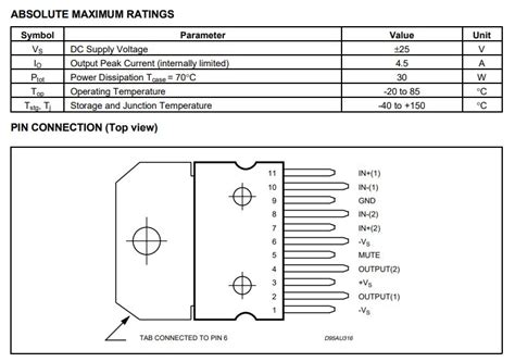 TDA7265 Audio Amplifier Datasheet, Pinout, Features, 49% OFF