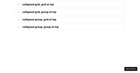 Mantine Collapse Grid Codesandbox