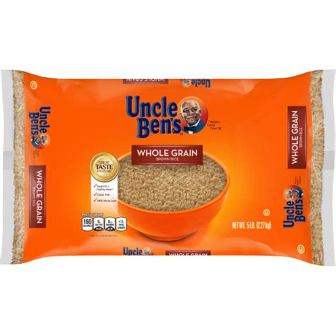 Uncle Bens Whole Grain Brown Rice Bag 5lb Premium Quality Nutritious Option Buy Now With