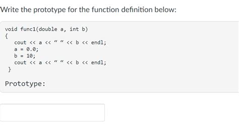 Solved Prototype Chegg