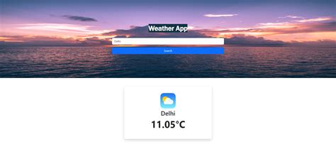 Github Devjatinrawat Project 1 React Weather App It Will Contain The