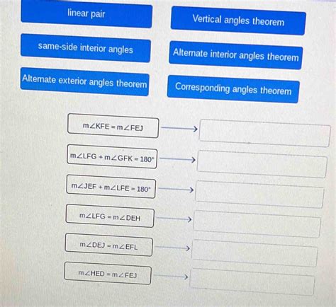 Solved Linear Pair Vertical Angles Theorem Same Side Interior Angles