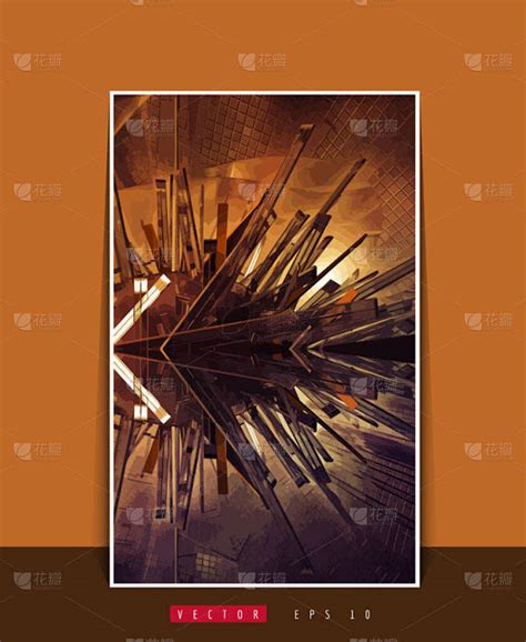 3d渲染抽象技术数字高科技概念的海报背景