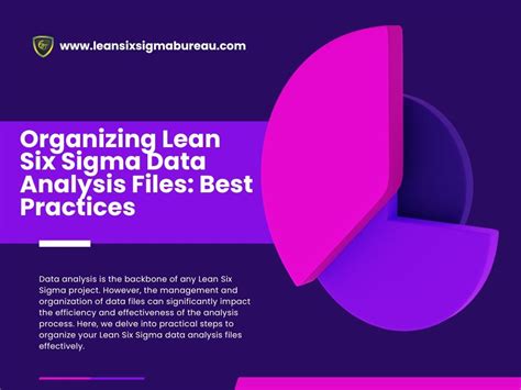 Organizing Lean Six Sigma Data Analysis Files Best Practices Lssoa