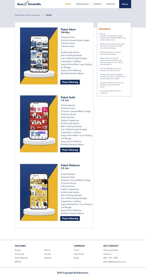 Paket Jasa Desain Uiux Web App Mobile