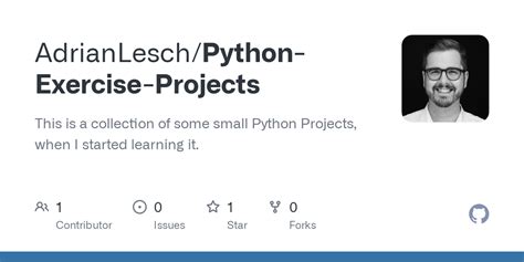 Github Adrianleschpython Exercise Projects This Is A Collection Of