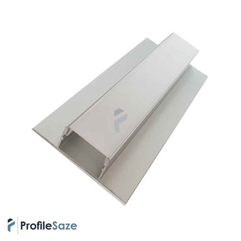 پروفیل نور خطی آلومینیومی توکار کنافی کد Lk5 نقره ای شاخه 3 متری