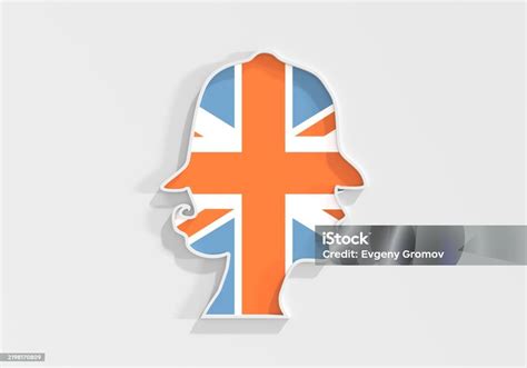 메트로폴리탄 경찰 여자 얼굴 측면보기 아이콘입니다 여성 머리의 우아한 실루엣 아바타 프로필 기호입니다 영국의 국기 3d 렌더링 경찰 제복에 대한 스톡 사진 및 기타 이미지