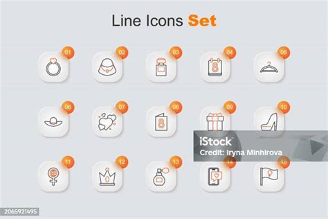세트 라인 페미니스트 활동가 하트 모바일 향수 왕관 국제 여성의 날 여성 신발 선물 상자 및 인사말 카드 8 3 월 아이콘 벡터 0명에 대한 스톡 벡터 아트 및 기타 이미지