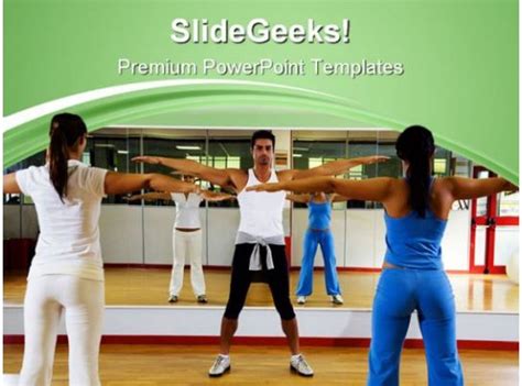 Exercise Club Health PowerPoint Templates And PowerPoint Backgrounds 0611 PowerPoint