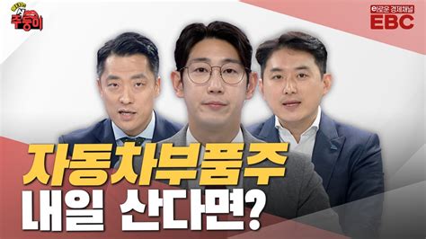 불타는 주식둥이오늘의 주전부리 거침없이 달리는 자동차 부품주질주 이어질까 신한pwm 서울파이낸스센터 황유현 Pb팀장 E스토리 유창희 본부장