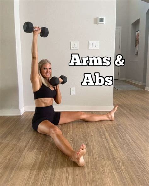 Sarah Fitness On Instagram Deliciouslyfitness Arms And Abs Workout 🔥