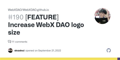 [feature] increase webx dao logo size · issue 190 · webxdao webxdao