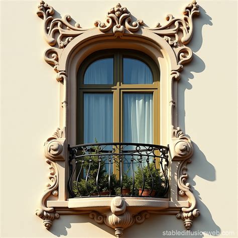 Ornate Window Frame Design Prompts Stable Diffusion Online