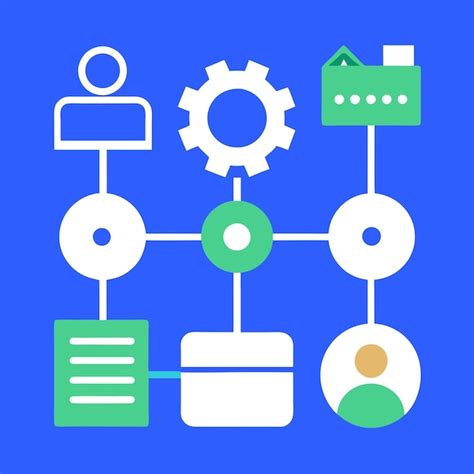 Business Process Automation Vector Illustration Design Premium Ai Generated Vector