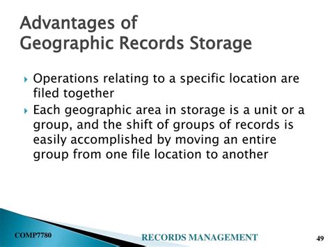 Geographical Filing System