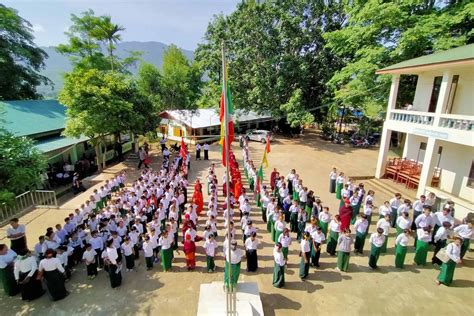 မိုင်းယုမြို့၌ အခြေခံပညာကျောင်းများတွင် ကျောင်းဖွင့်ရက် ပထမနေ့၌ ကျောင်းသား၊ ကျောင်းသူများ တက