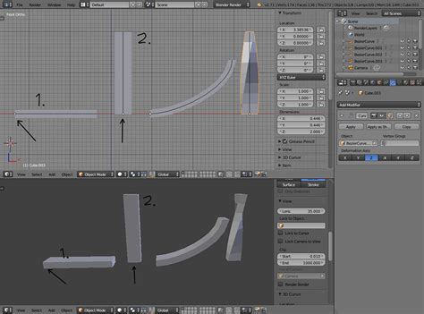 deform mesh along curve modeling blender artists community