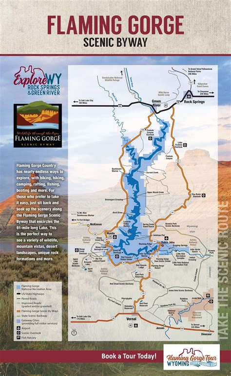 Flaming Gorge National Recreation Area Map