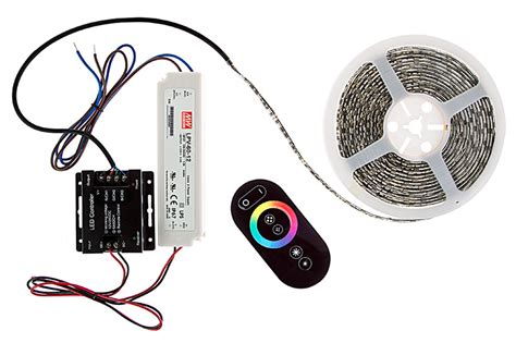 RGB LED Controller Wireless RF Touch Color Remote With Dynamic Color Changing Modes Amps