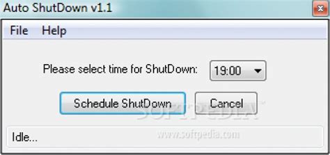 Auto ShutDown Download Softpedia