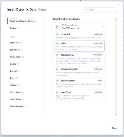 Working With Knx In Automations 1home Server Documentation