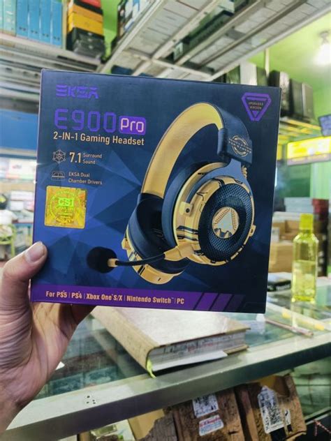 Eksa E900 Pro 71 Surround Gaming Headset Yellow Bd