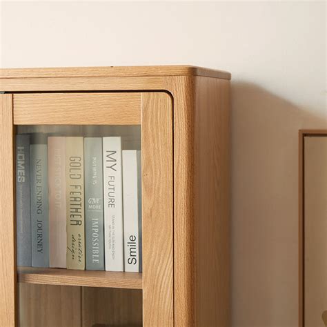 Seattle Solid Oak Large Display Cabinet Oak Furniture Store