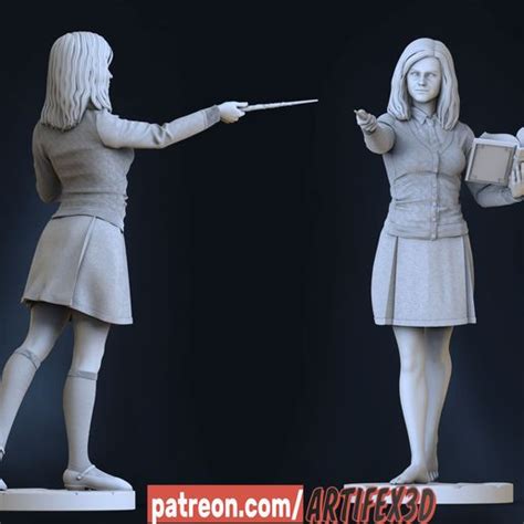 3d File Hermione Granger 📚 ・3d Printable Model To Download・cults