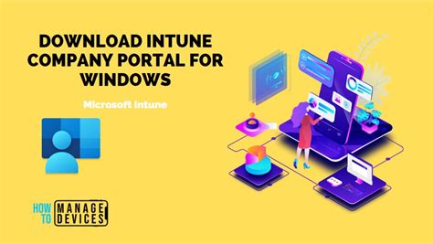 latest method to install intune company portal app for windows devices