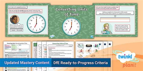 👉 y5 converting units of time lesson pack 5 twinkl